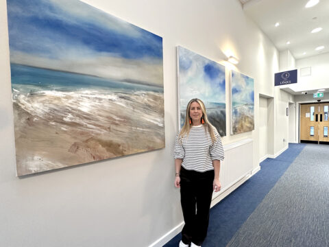 Local artist Ali Kaye Fowler displays stunning new artwork at Tenby ...